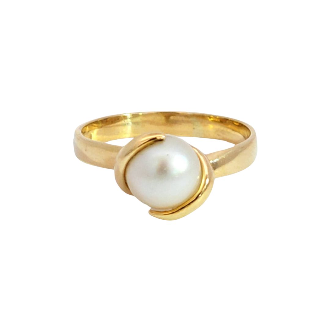a pearl ring