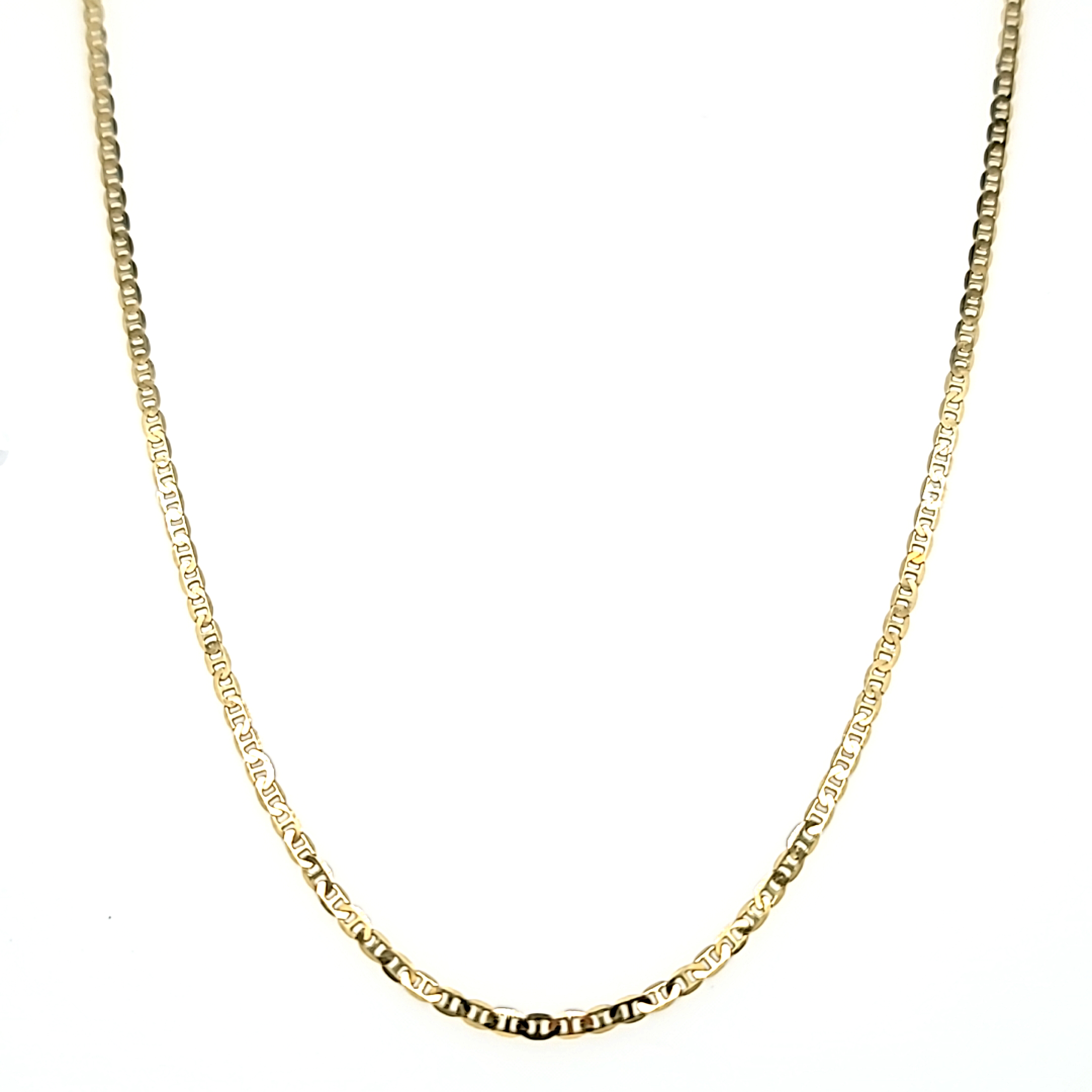 18k gold flat chain store