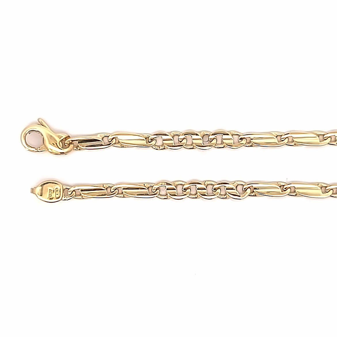 18K Yellow Gold 3.1mm Italian Link Chain - Arezzo Jewelers – Elmwood ...
