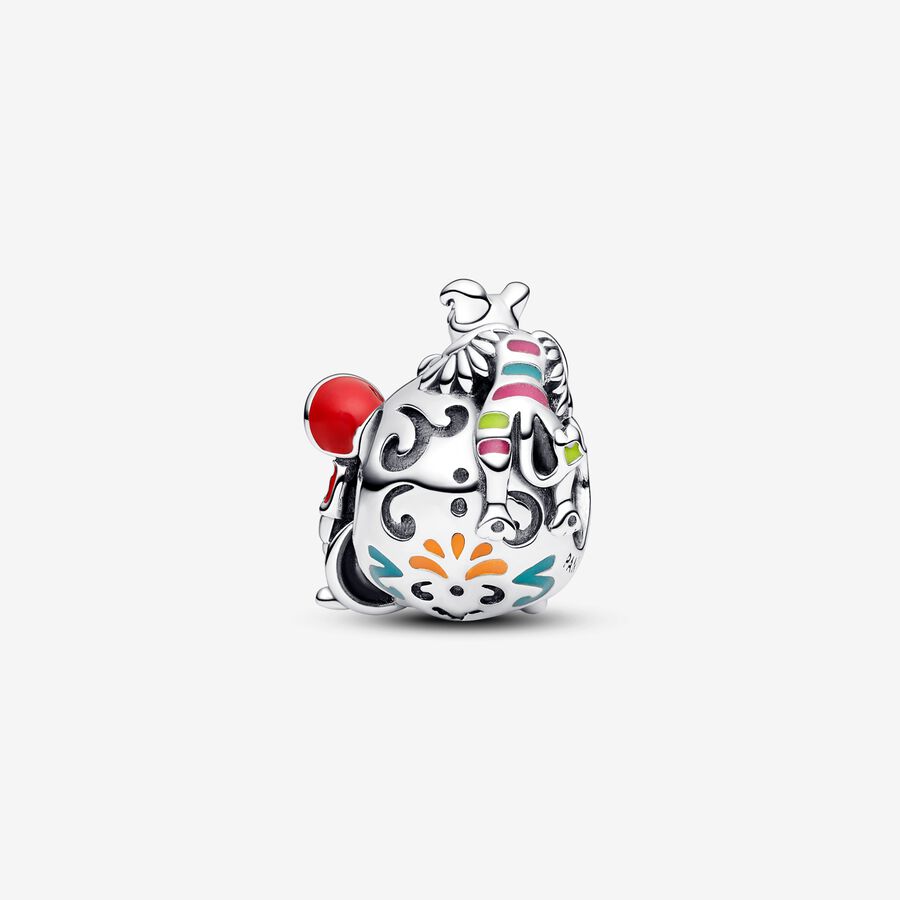 Pandora Disney Pixar Coco Miguel & Dante Skull Glow-in-the-dark Charm ...