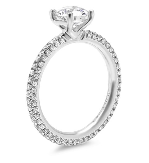 Diamond Ring 001-100-00076 18KW - Complete Engagement Rings | Blue ...