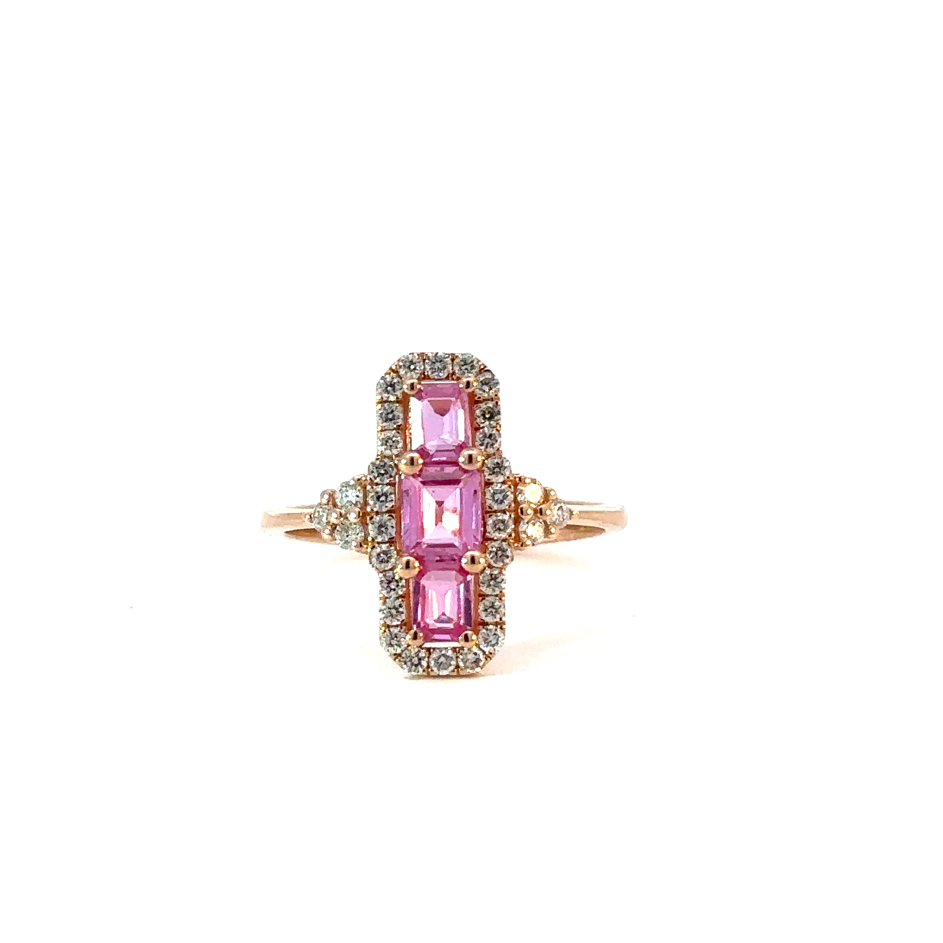 Pink Sapphire and Diamond Ring 001-200-00907 Islamorada | Blue Marlin ...