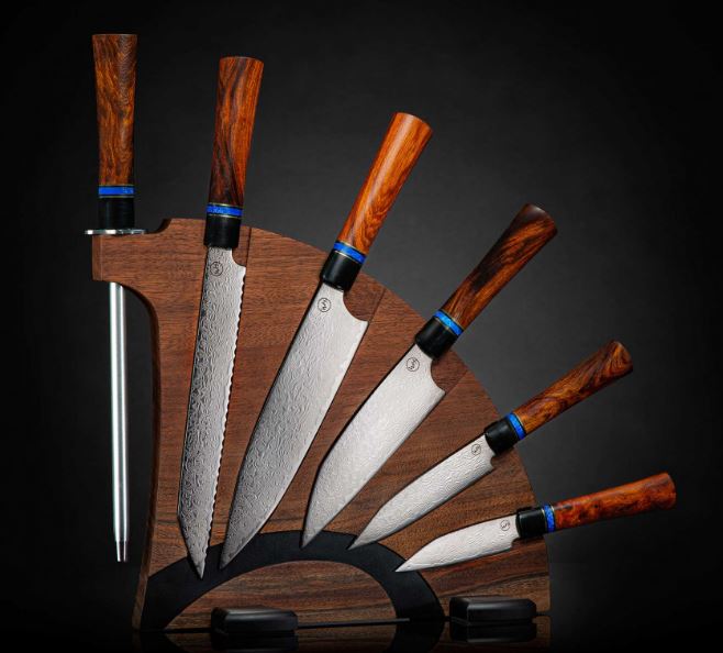 virgule knife set