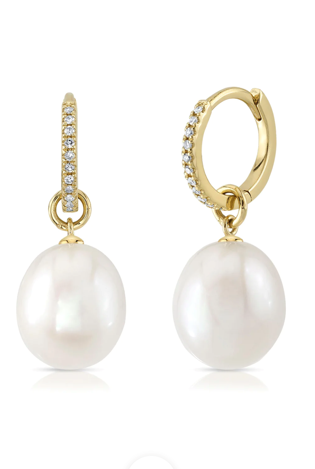 14 karat gold pearl earrings store