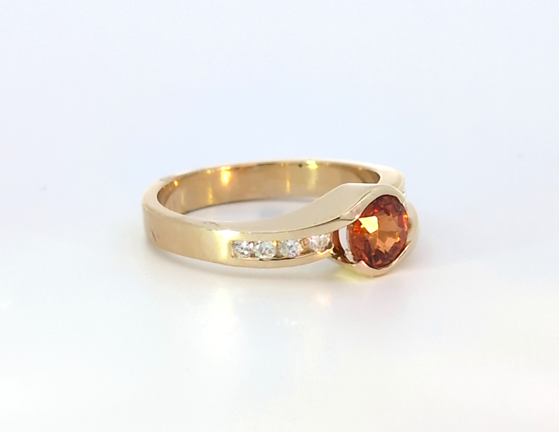 spessartite garnet ring