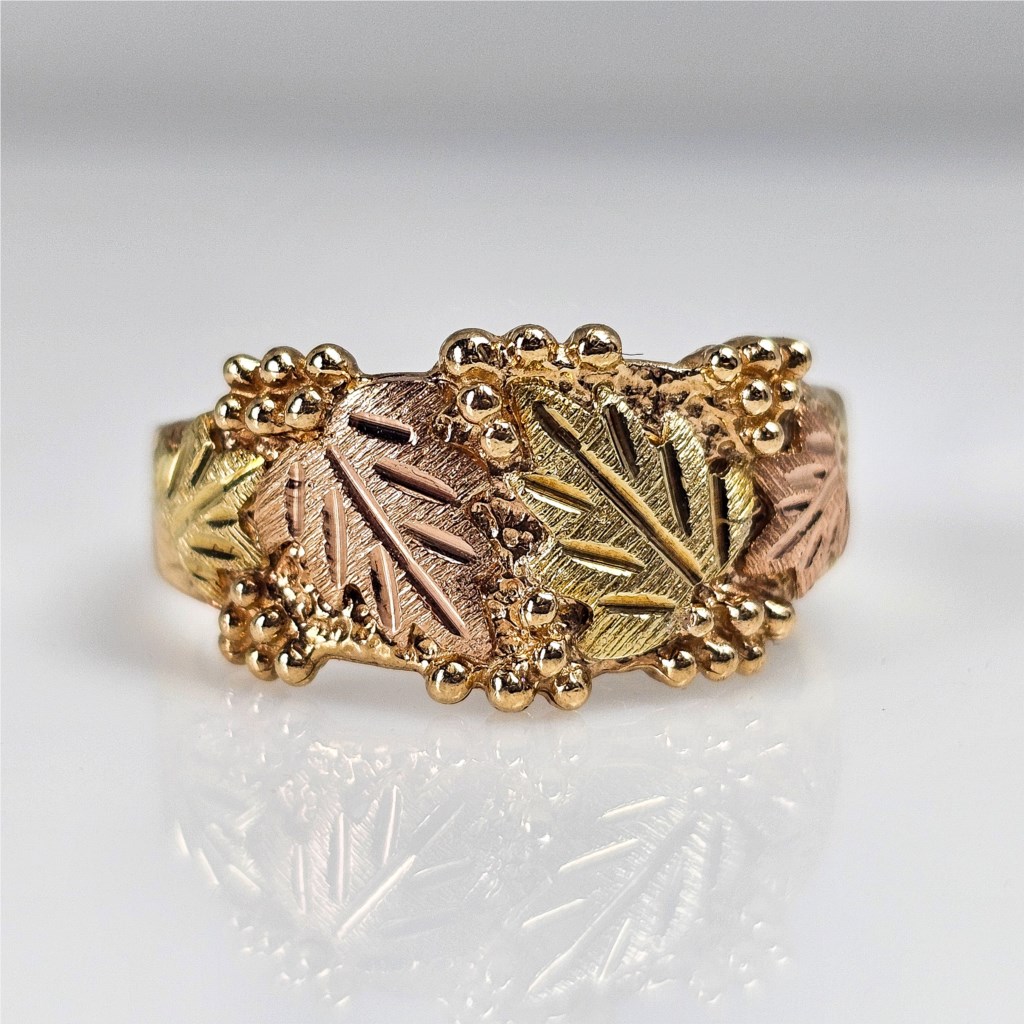 gold grapes ring
