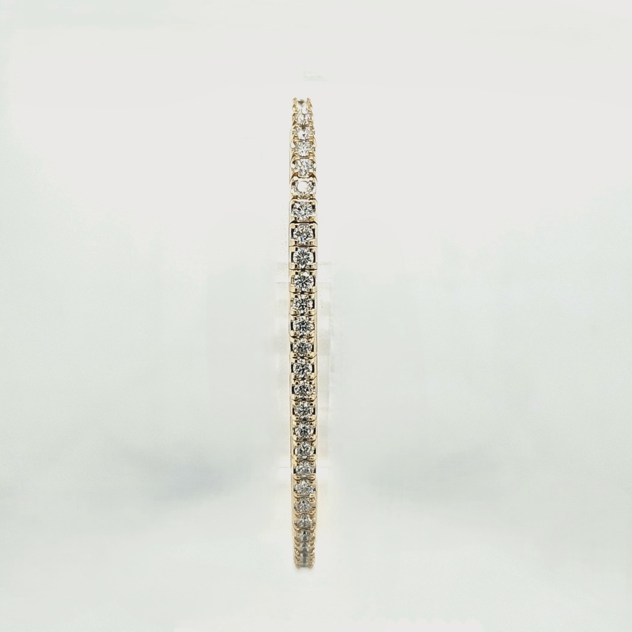 14K YG 1.88ct TW Diamond Stretch Bracelet