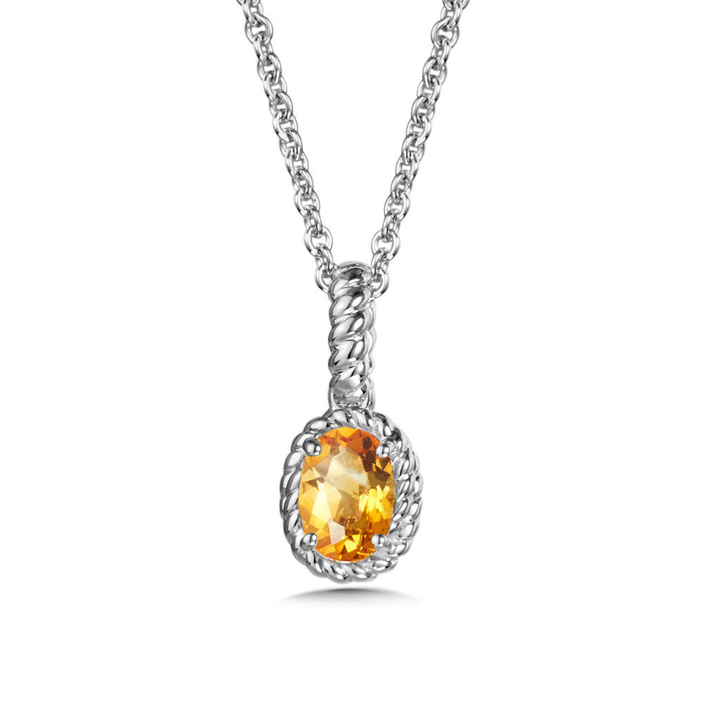 Citrine birthstone necklace store