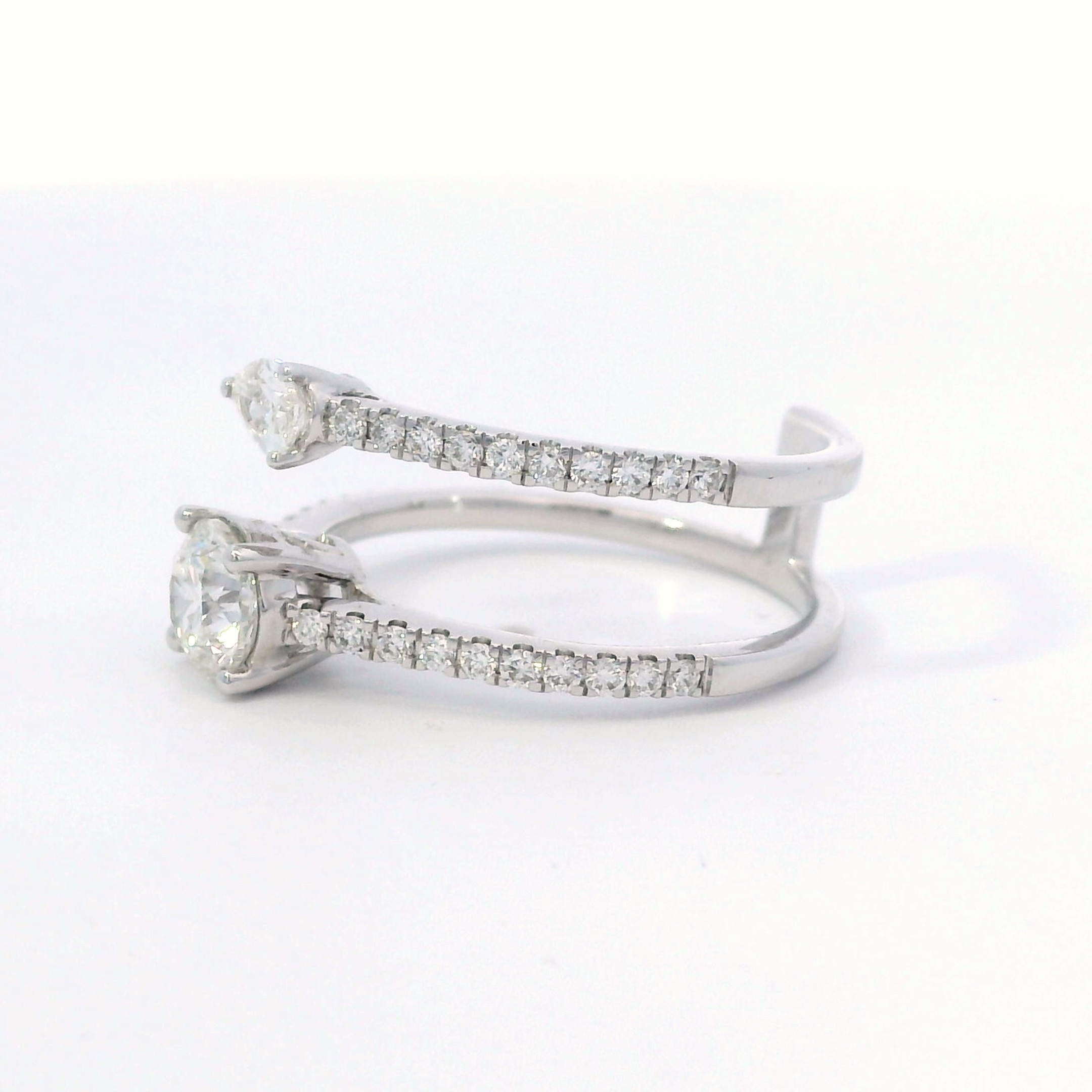 Double Row Ring 001-131-00016 14KW - Fashion Rings | David Douglas ...