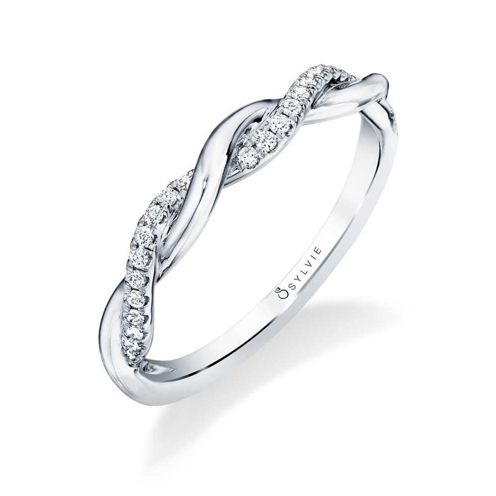 Sylvie Sylvie Diamond Band 004 105 14093 14KW Boston DeScenza Diamonds Boston MA