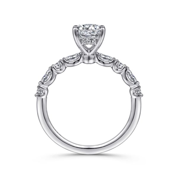 14k White Gold Diamond Engagement Ring 002-100-00544 | Dickinson ...