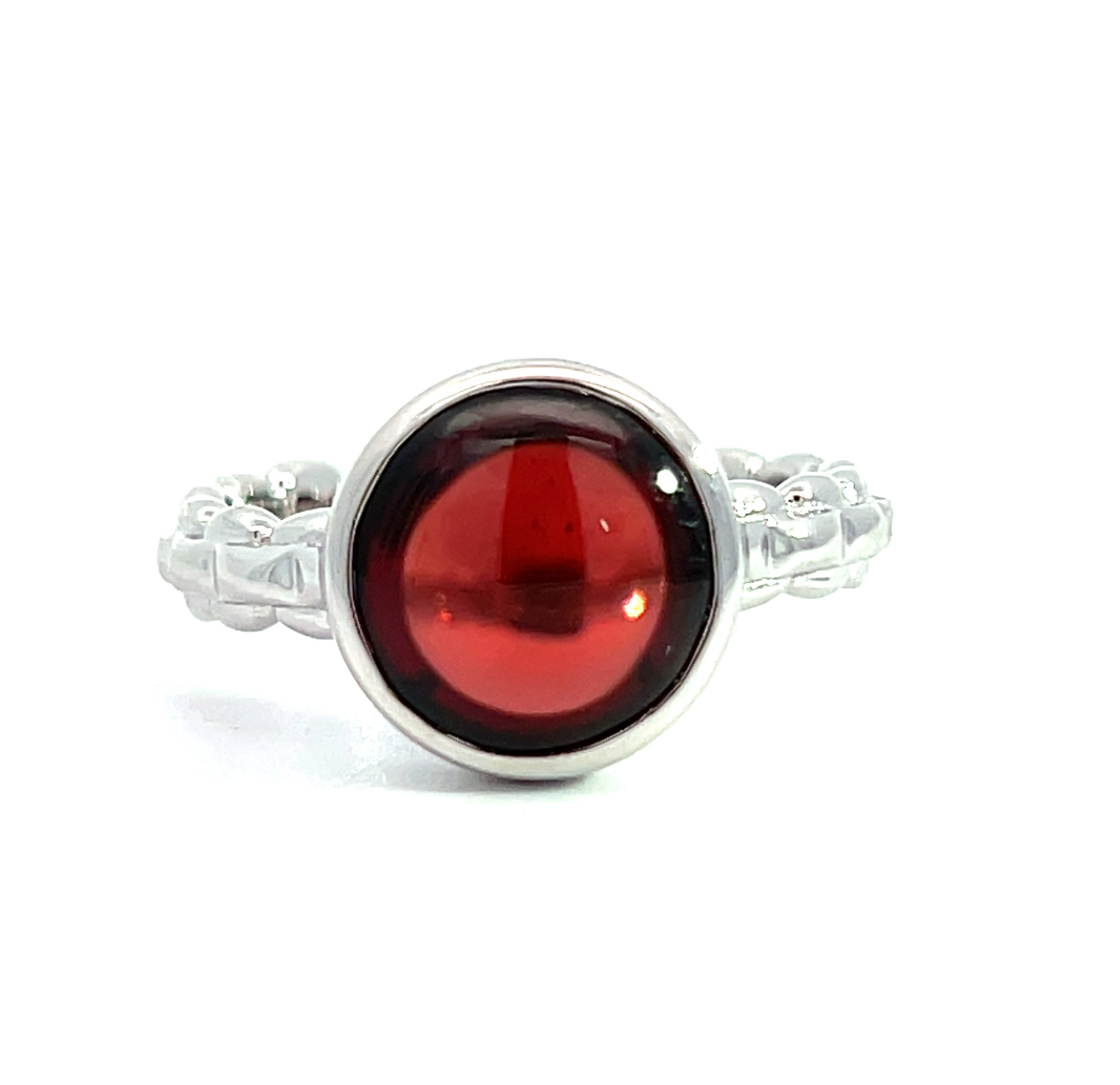garnet adjustable ring