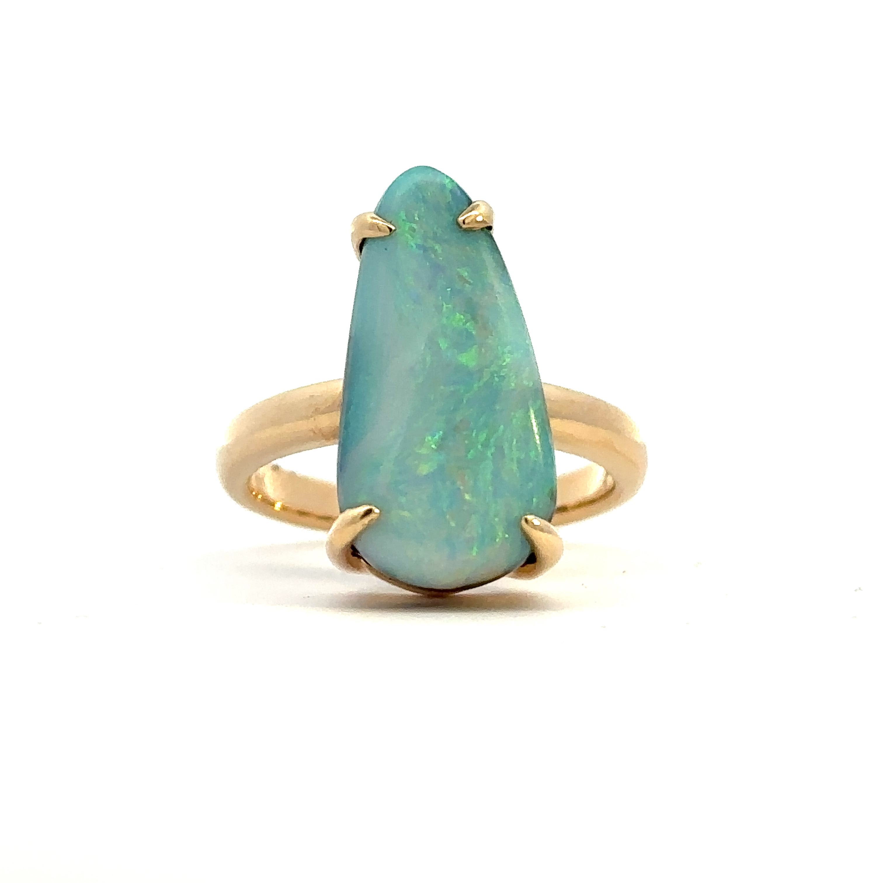 14KY Australian Boulder Opal Ring 001-200-00272 14KY Houston | Erica ...
