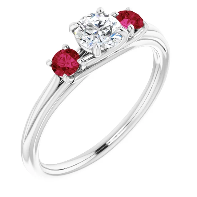 Lab Grown Ruby and Diamond Ring 001-155-00196 | Erickson Jewelers ...