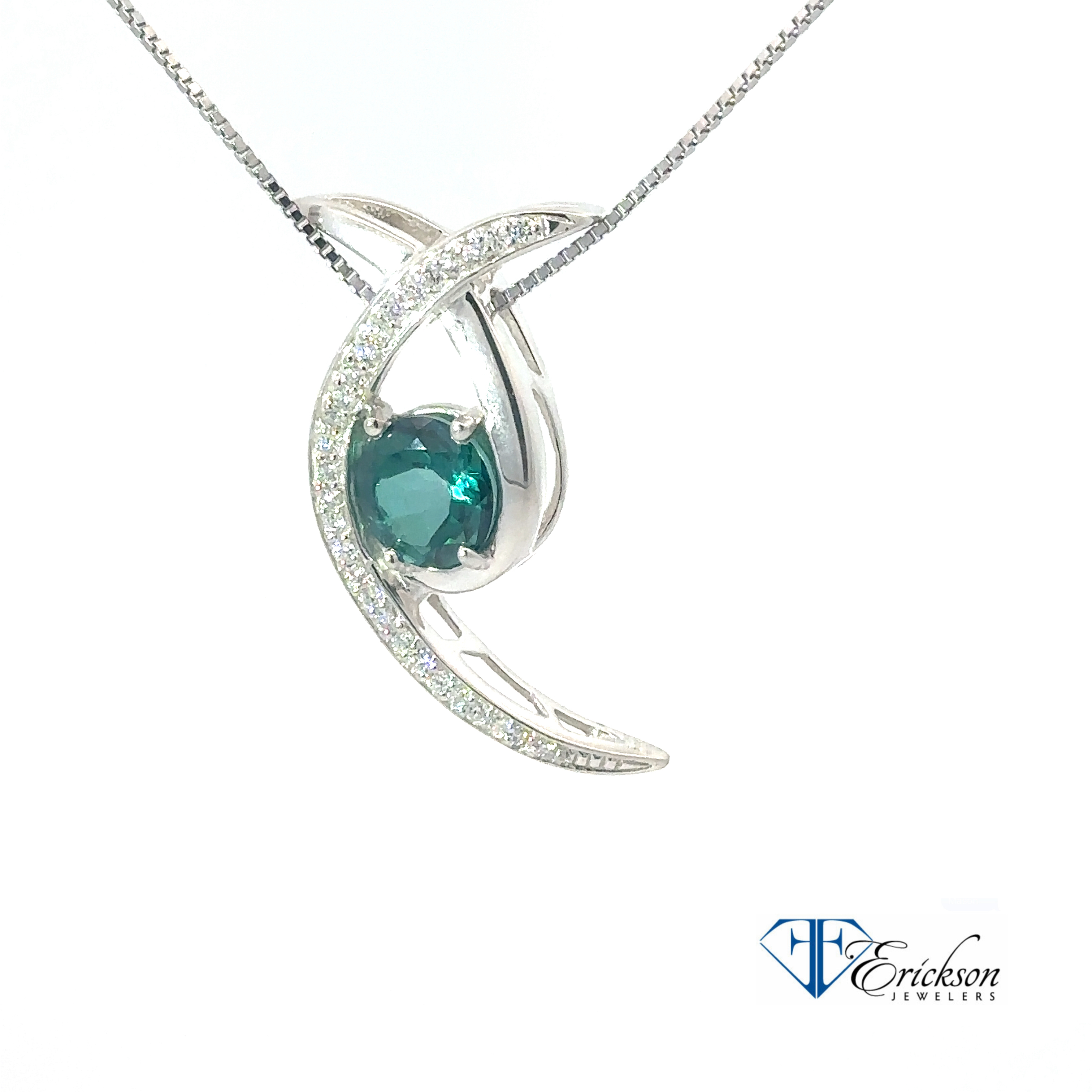 Frank Reubel Caribbean Blue Quartz Pendant 001-230-01338 | Erickson ...