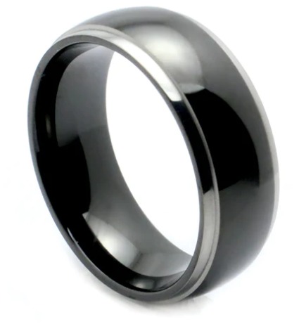 Titanium Ring 001-670-00573 - Alternative Metal Rings | Erickson ...