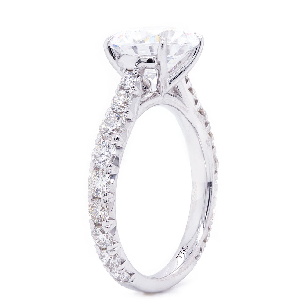 Reverse Taper Diamond Engagement Ring 001-110-00030 | Joe Escobar ...