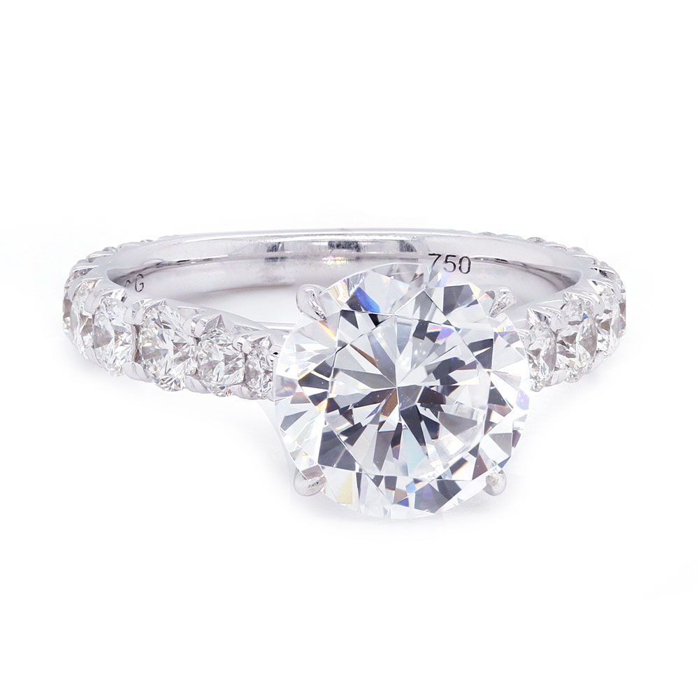 Reverse Taper Diamond Engagement Ring 001-110-00030 | Joe Escobar ...