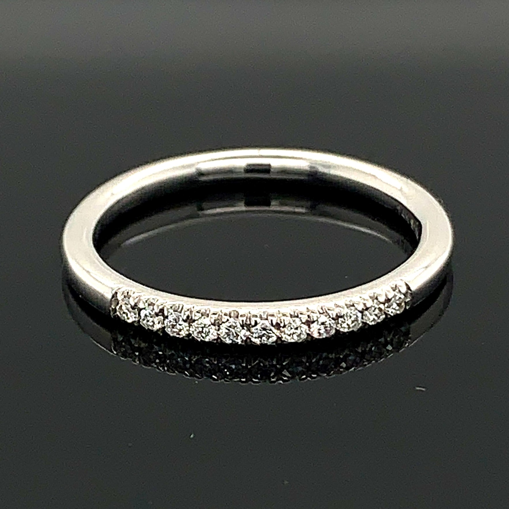 Gabriel Co. Diamond French Pave Anniversary Band