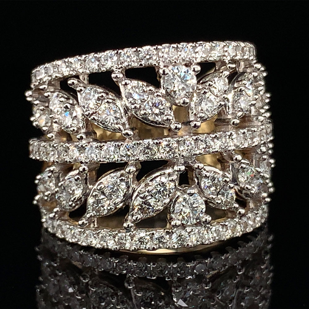 expanding diamond ring