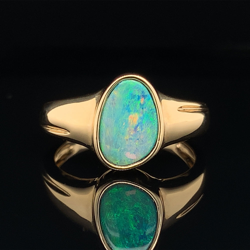 opal doublet ring