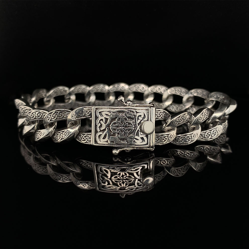 celtic design silver bracelets