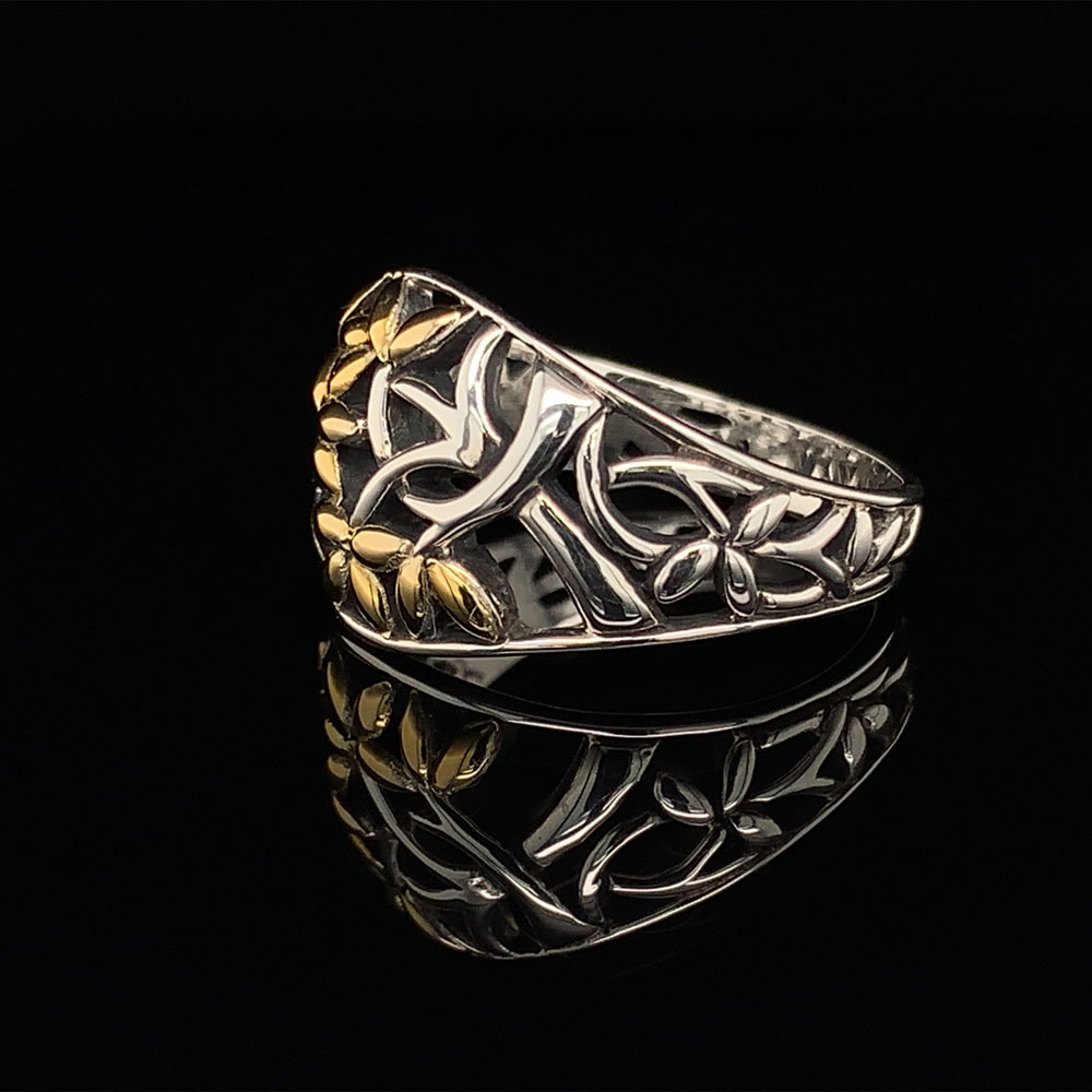 Keith Jack Celtic Intertwined Tree Of Life Ring