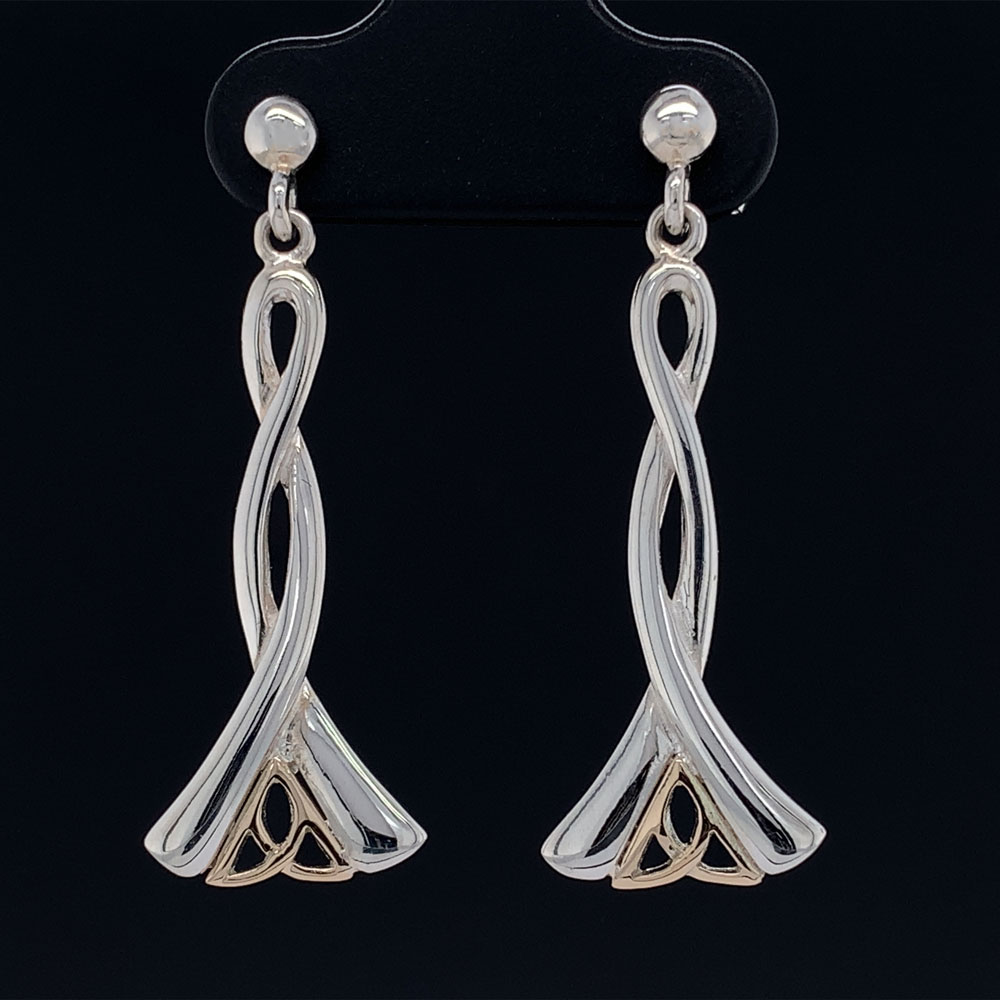 celtic trinity knot earrings