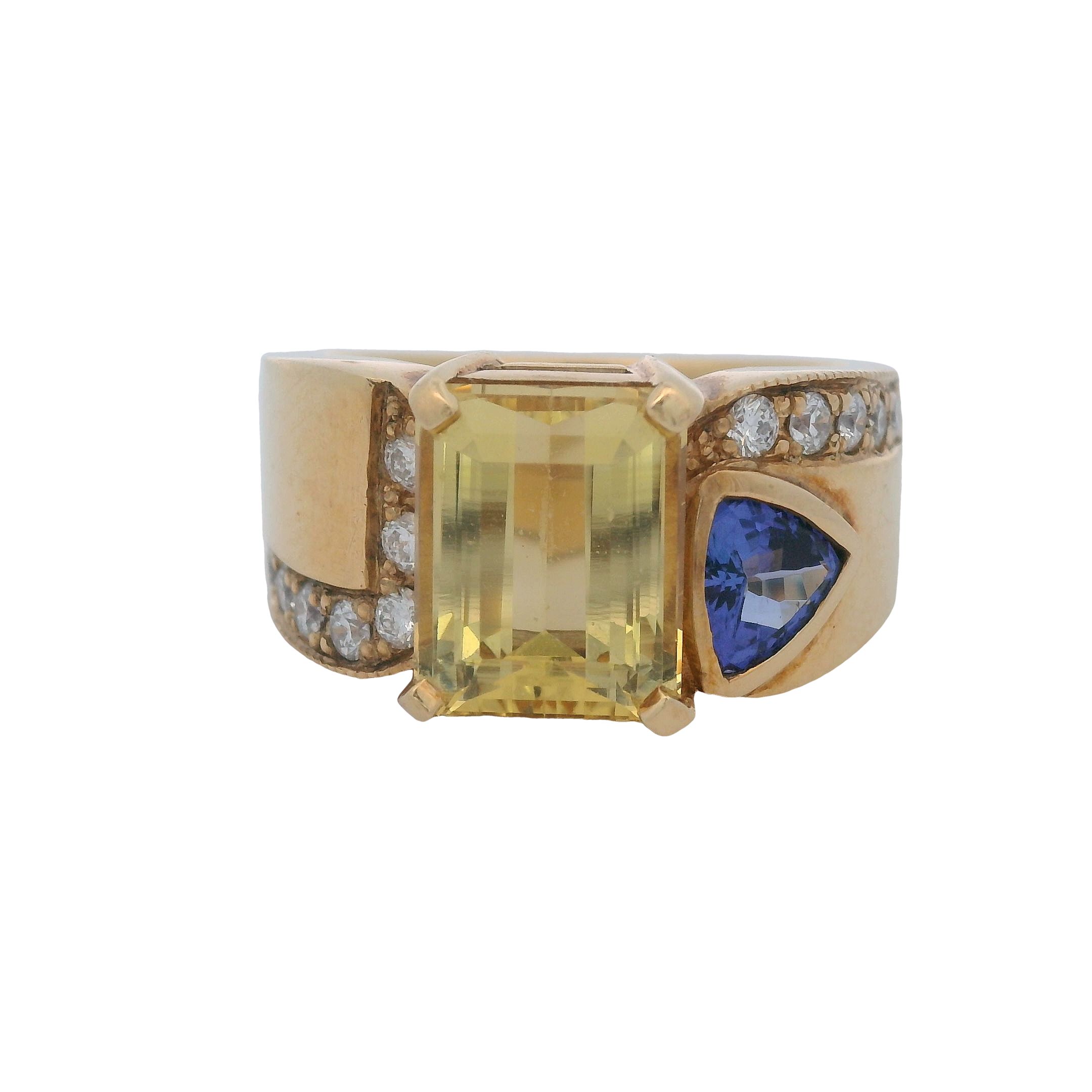 beryl gemstone ring