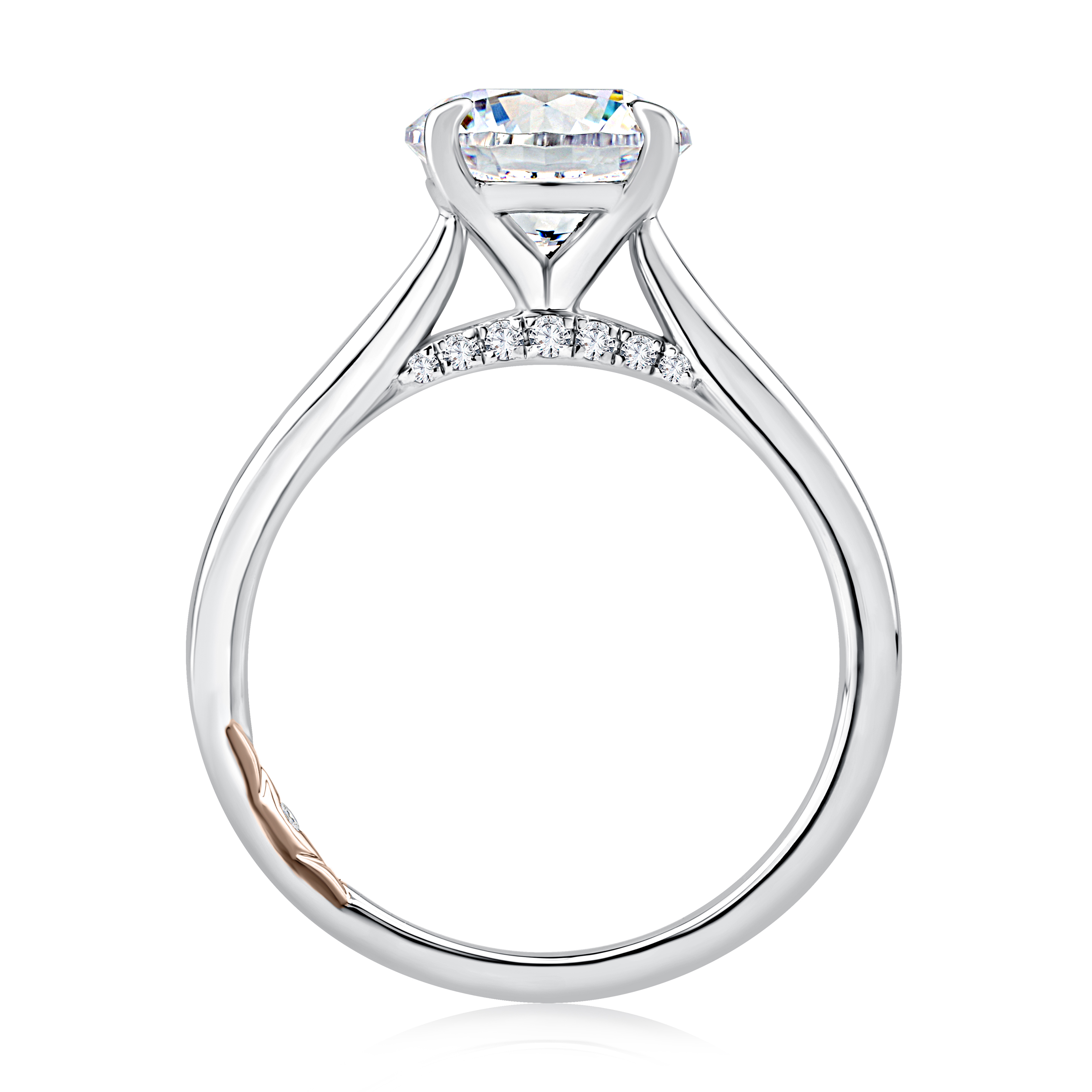 Round Solitaire Engagement Ring Setting 001-140-05422 | Jim Kryshak ...