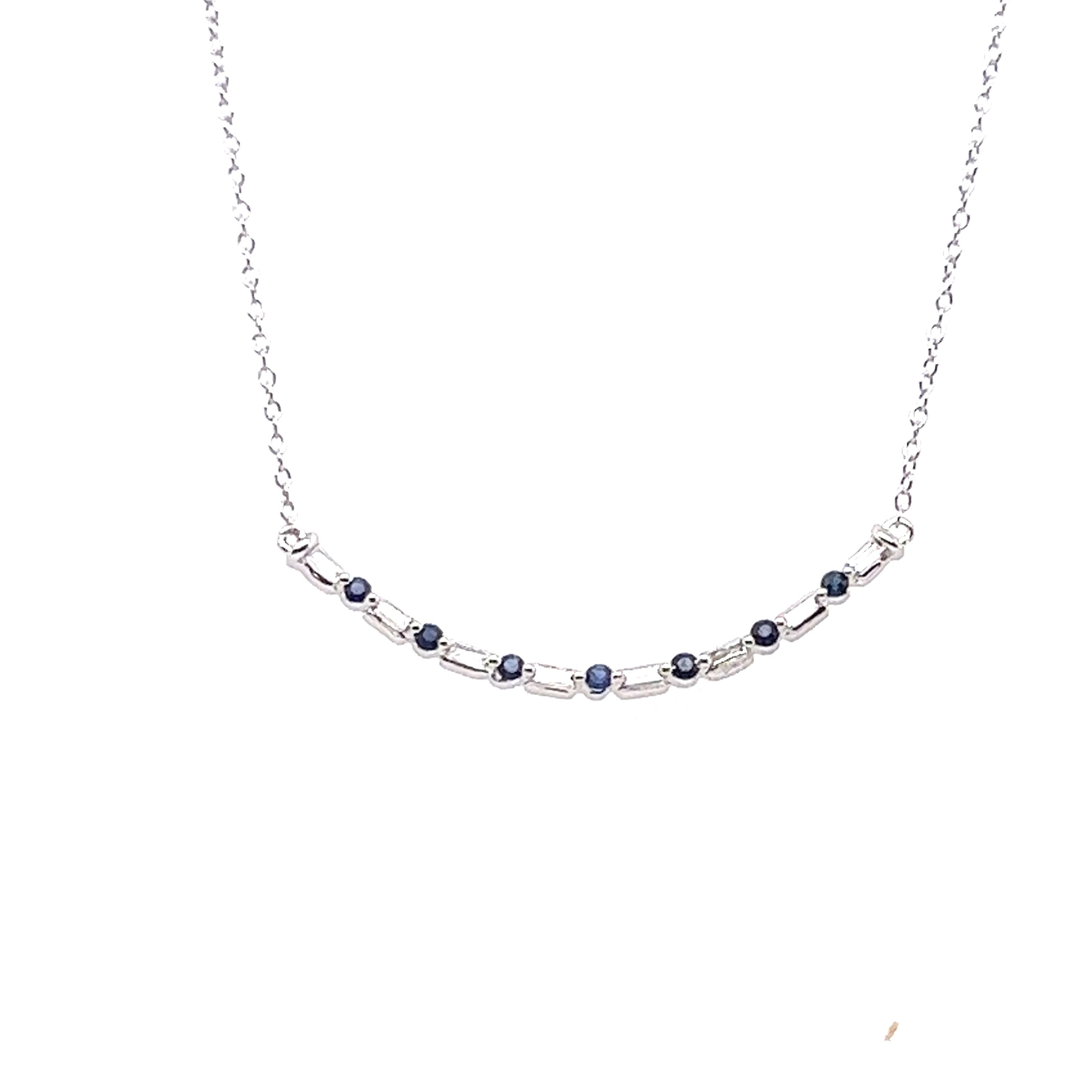 10k white gold bar necklace store