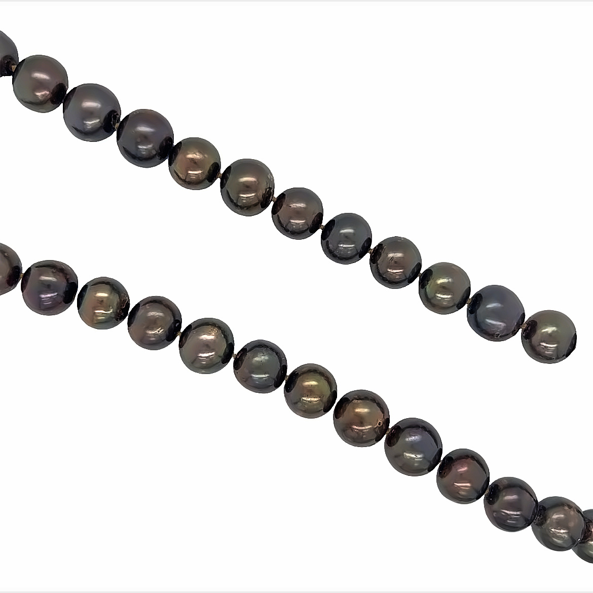 Sterling Silver Strand Fresh Water Pearls Dyed Brown Smith Mountain ...