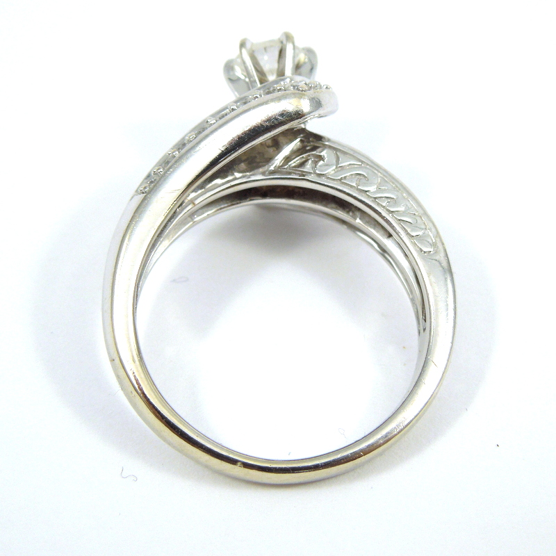 Bypass Style Engagement Ring 001-100-01103 Cary | Joint Venture Jewelry ...