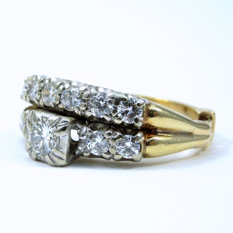 antique wedding ring sets