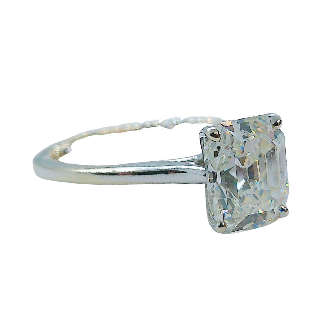 Emerald Cut Diamond Engagement Ring 001-100-01410 Cary | Joint Venture ...