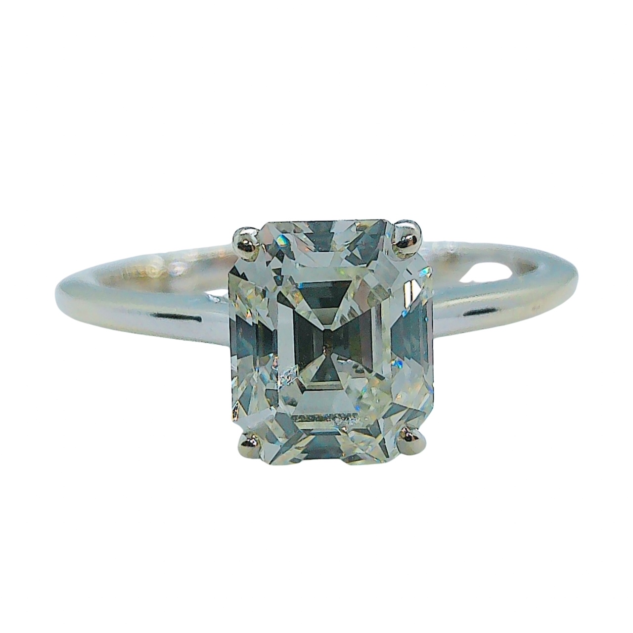 Emerald Cut Diamond Engagement Ring 001-100-01410 Cary | Joint Venture ...