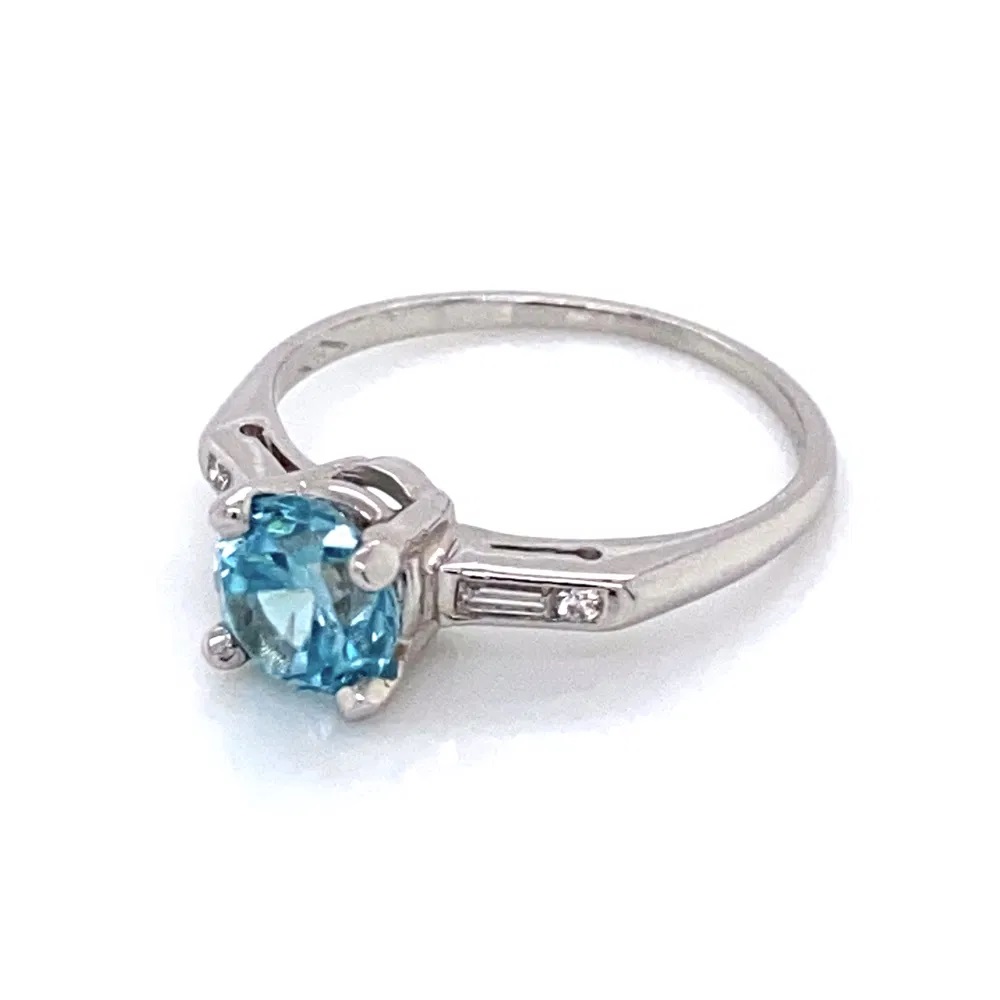zircon ring blue