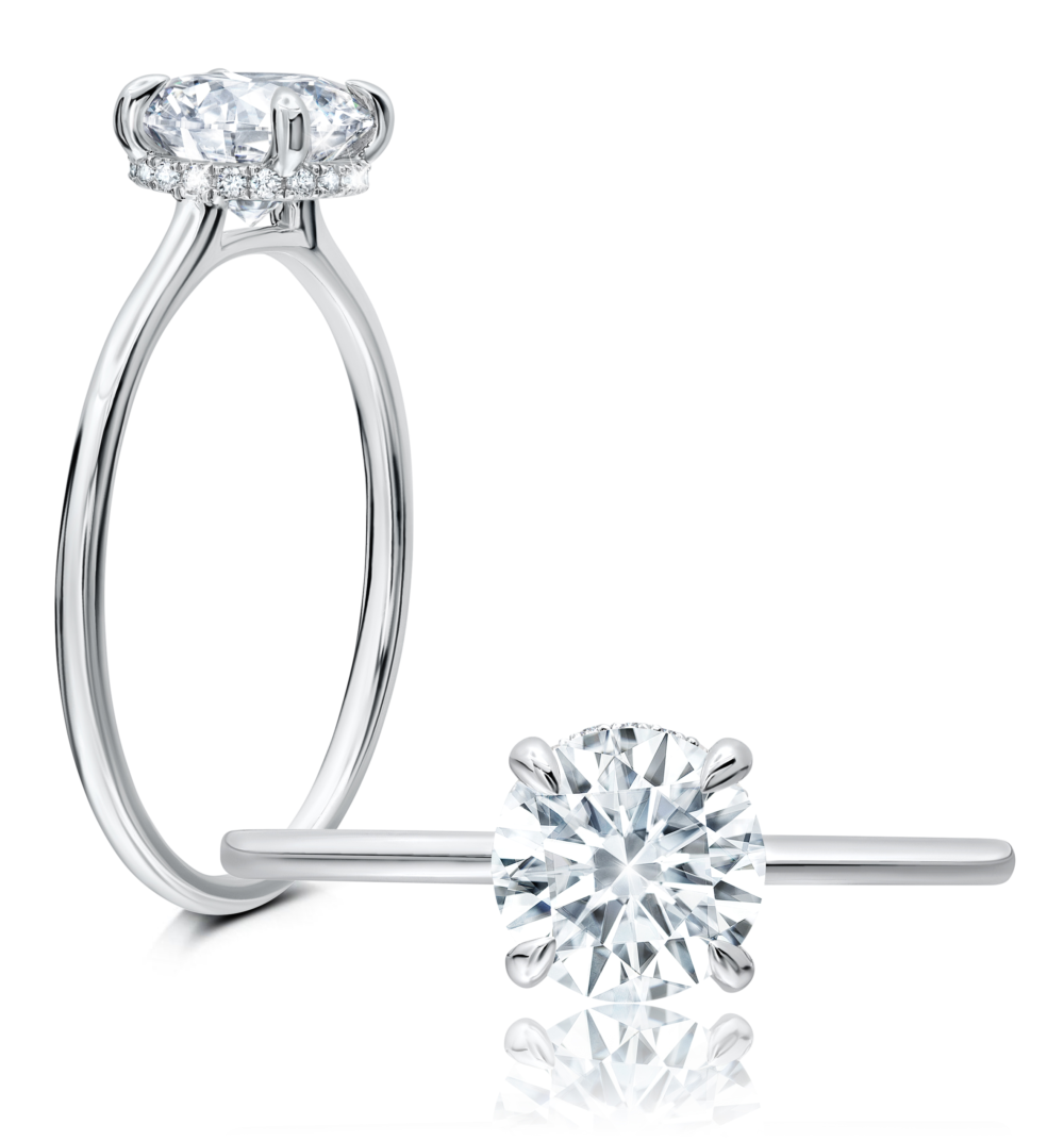 Diamond engagement rings 001-105-00249 14KW Cocoa Village | Jon's Fine ...