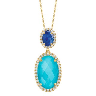 Pendant 001-230-03417 18KY - Colored Stone Pendants | Jon's Fine ...