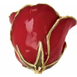 24K Rose Lacquered Red 24K Gold Trim Rose 002-790-2001250 | Kiefer ...