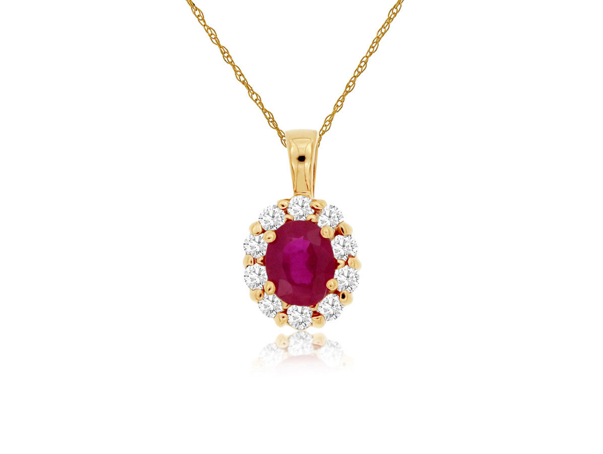 ruby necklace uk
