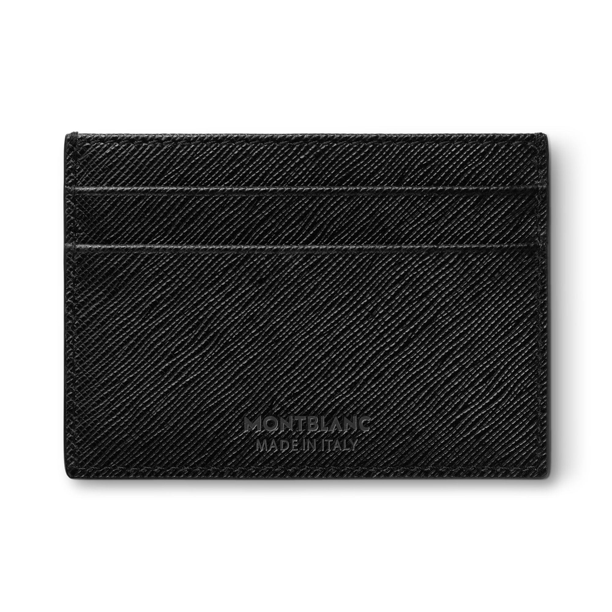 Montblanc Sartorial Pocket Black Leather Pocket Holder 5cc | La Mine d ...