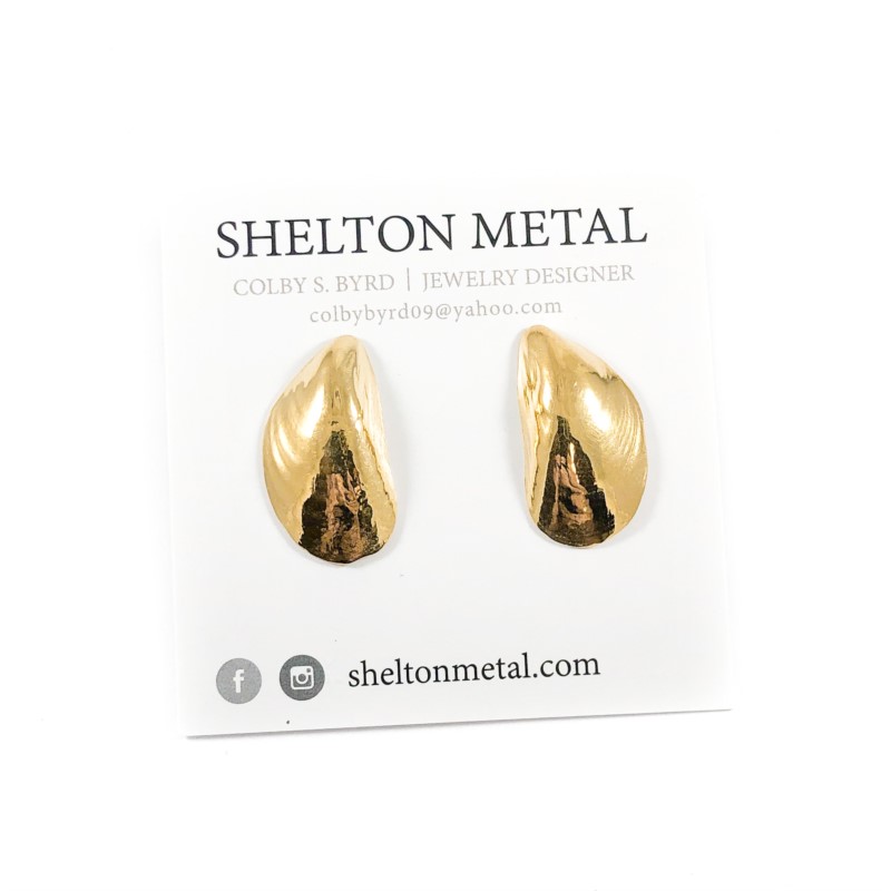 mussel shell earrings