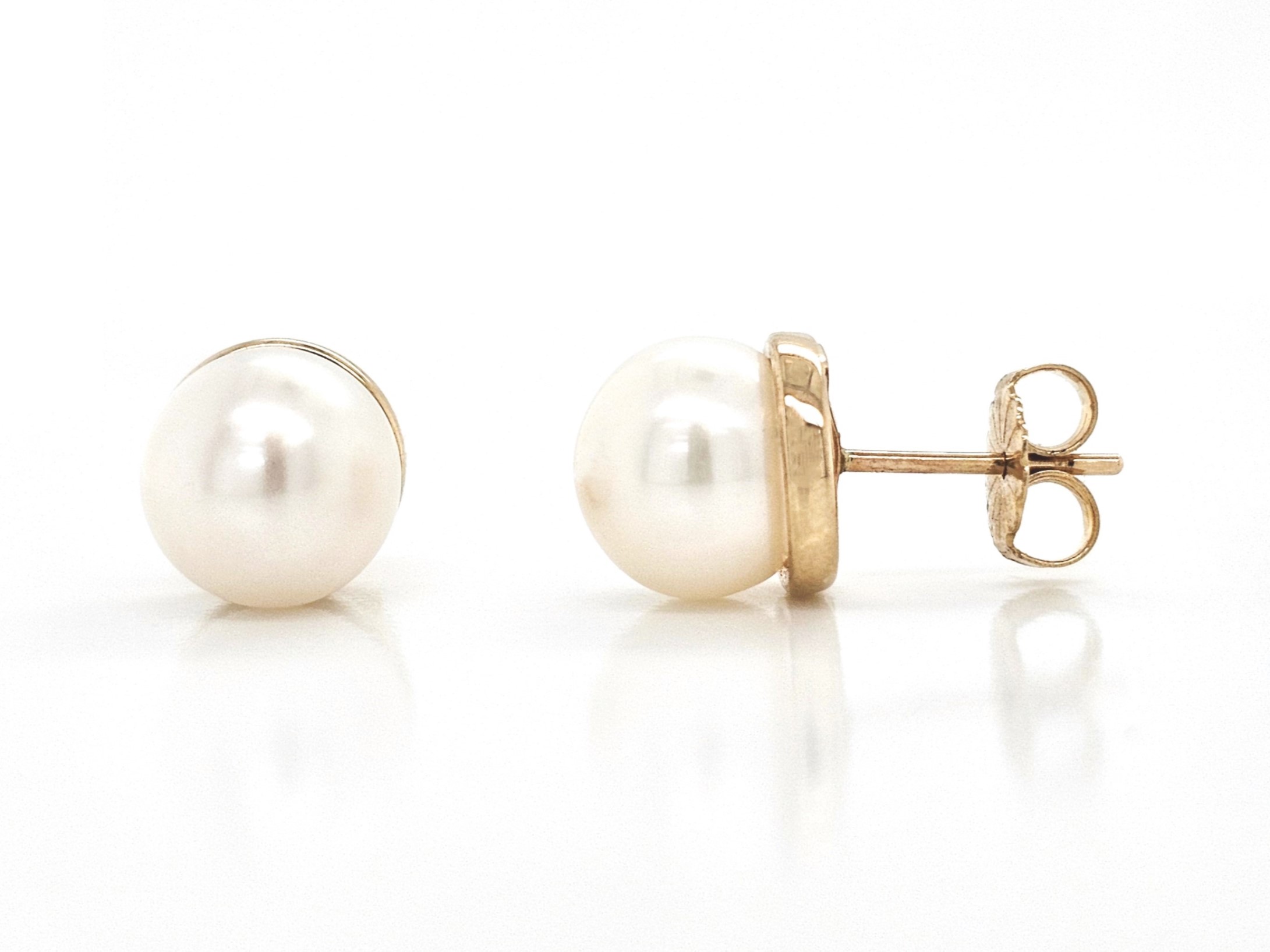 Moti stud earrings store