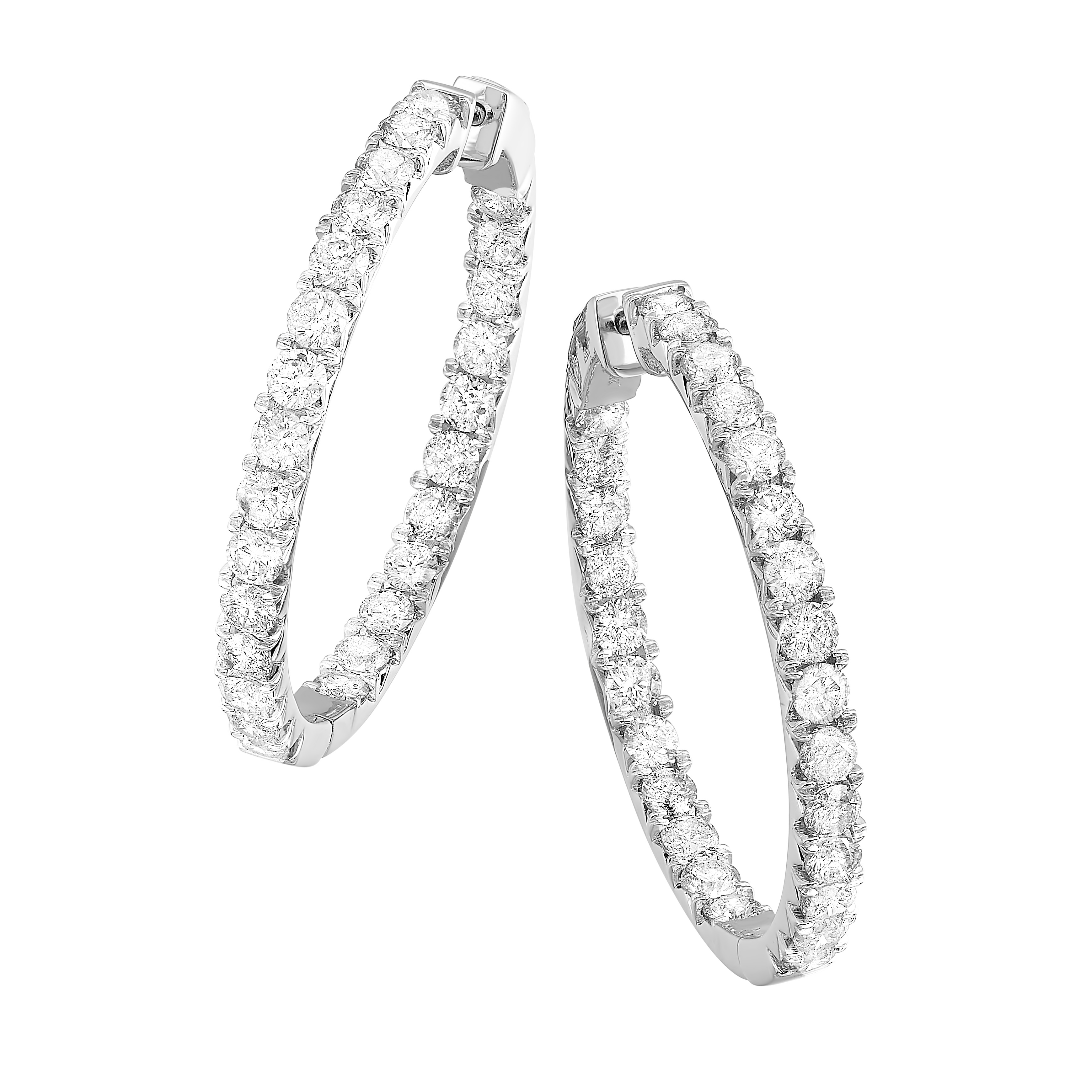 Earrings 001-150-02937 14KW - Diamond Earrings | Mees Jewelry ...