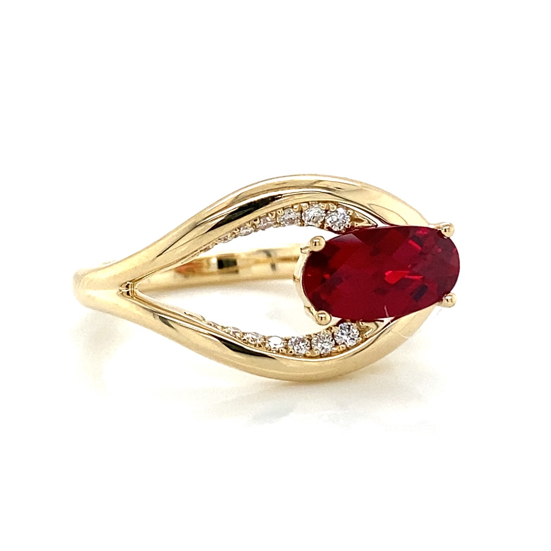 Colored Stone Ring 001-200-01371 14KY - Colored Stone Rings | Midtown ...