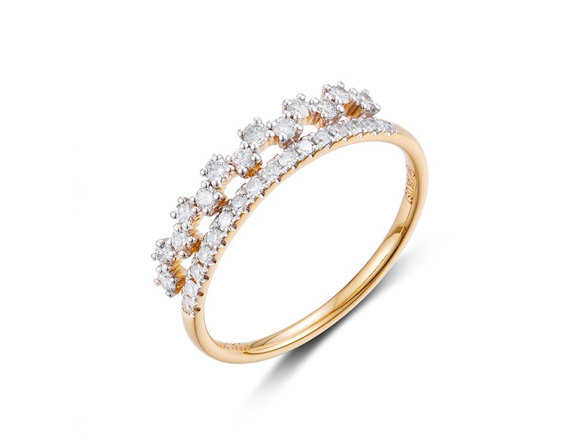 Delicate Diamond Wedding Band by Heera Moti 001-110-02201 | Mitchell's ...