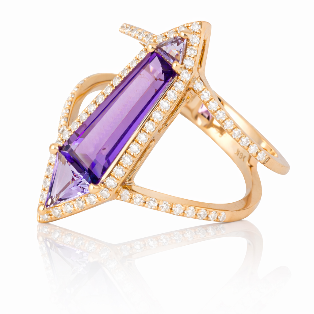 Color stone Ring 001-200-01009 14KR - Colored Stone Rings | Mollys ...