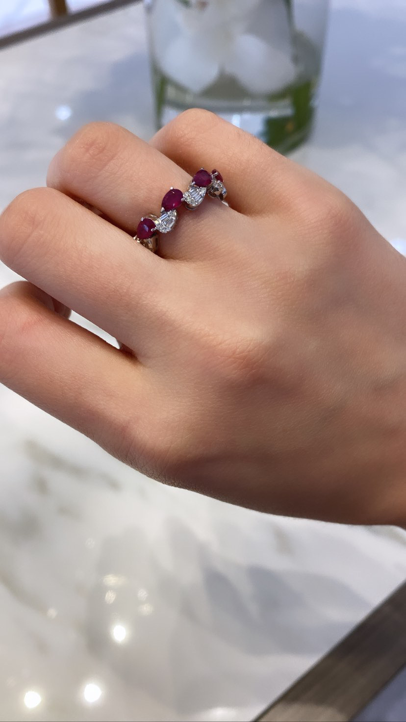 Color stone Ring 003-200-2000189 14KW - Colored Stone Rings | Mollys ...