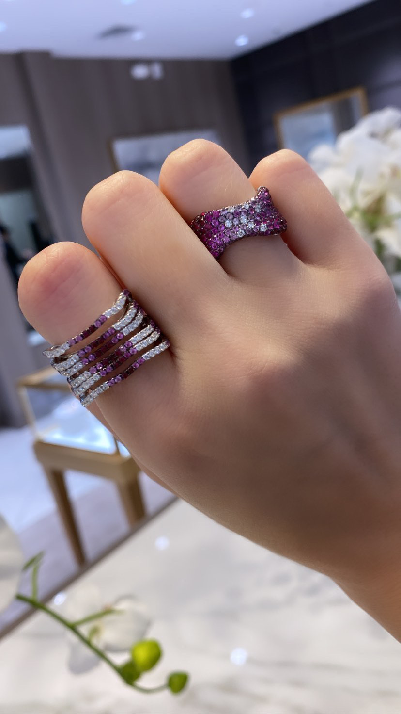 Color stone Ring 001-200-3000125 18KW - Colored Stone Rings | Mollys ...